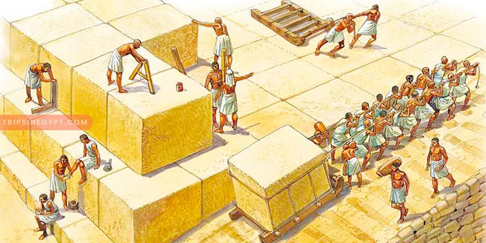 Process Of Building A Pyramid